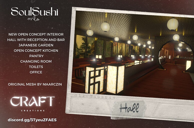 [MAP] Japanese Restaurant | New Interior Pipeline INN | MLO Showcase ...
