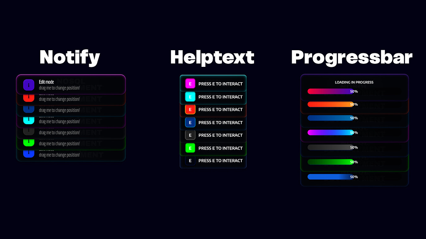 FiveM UI - Revolutionary Drag & Drop Interface System | 49+ Styles ...