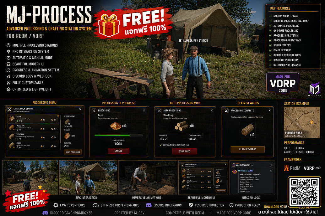 [FREE] MJ-Process - RedM Releases - Cfx.re Community