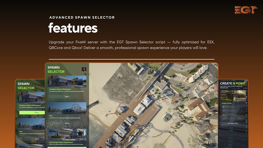 [ESX/QBCORE/QBOX] | Spawn Selector | /addspawn Admin Command | No ...