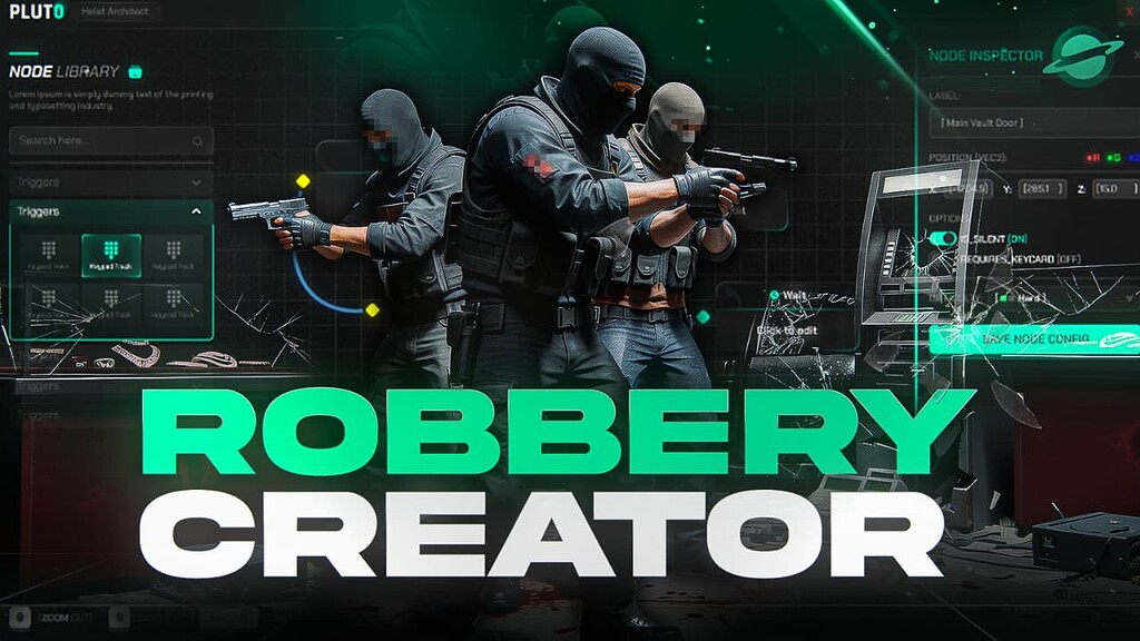 Robbery Creator Script | Create Any Heist In-Game (ESX/QBCore/QBOX ...
