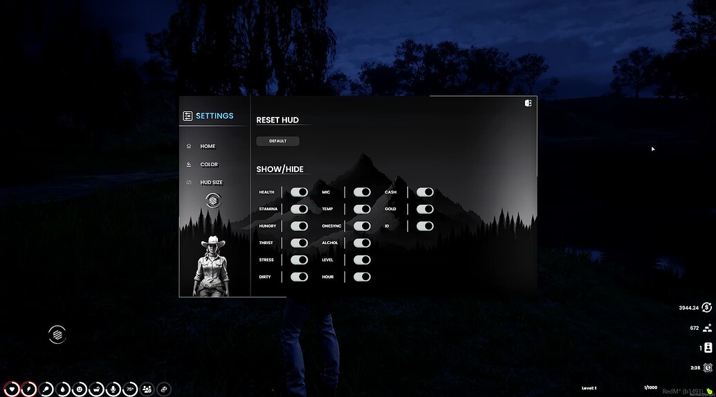 FX-Hud/Metabolism System - RedM Releases - Cfx.re Community