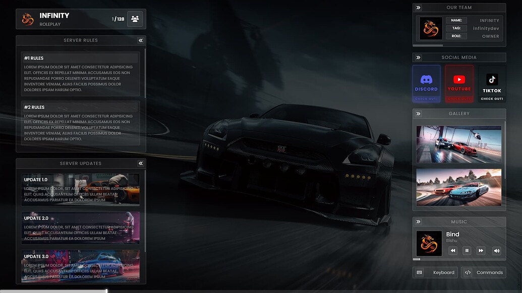 [ESX] [QBCORE] Infinity - Advanced Loading Screen - FiveM Releases ...