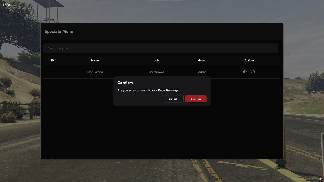 RAGE Spectate Menu - FiveM Releases - Cfx.re Community