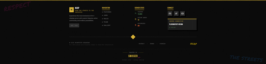 FiveM Streetstyle Website Template | Swisser-Web-03 - FiveM Releases ...