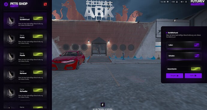 [ESX] Pets System - frp_pets - FiveM Releases - Cfx.re Community