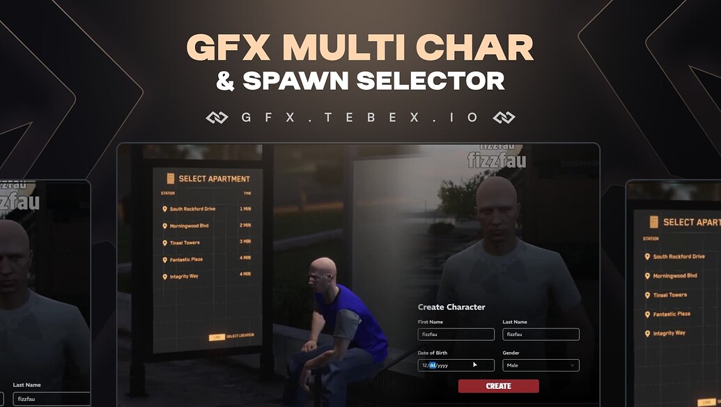 GFX Multi Char Script & Spawn Selector - FiveM Releases - Cfx.re Community