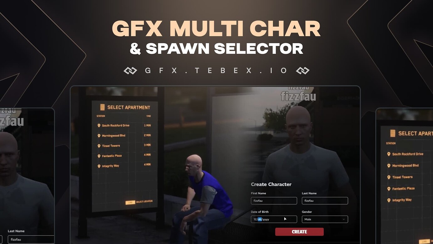 GFX Multi Char Script & Spawn Selector - FiveM Releases - Cfx.re Community