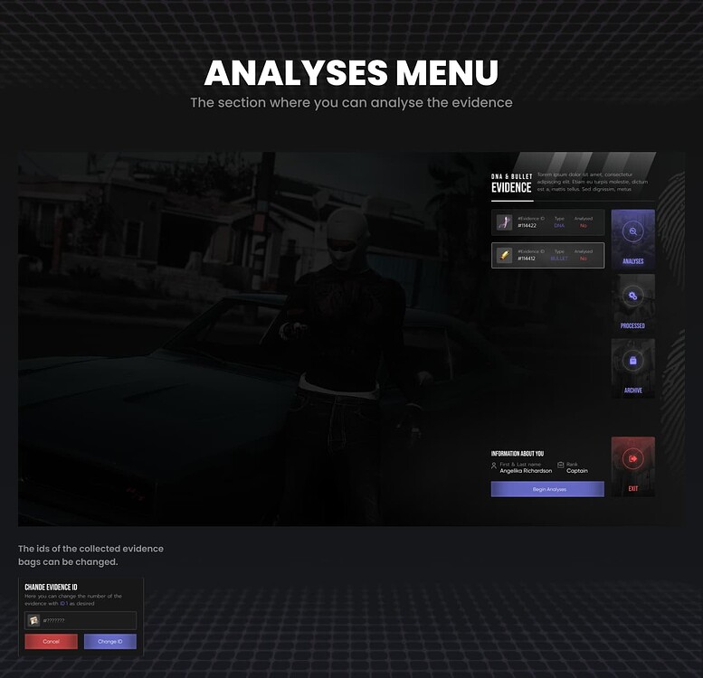 Advanced Evidence - ESX / QB - FiveM Releases - Cfx.re Community