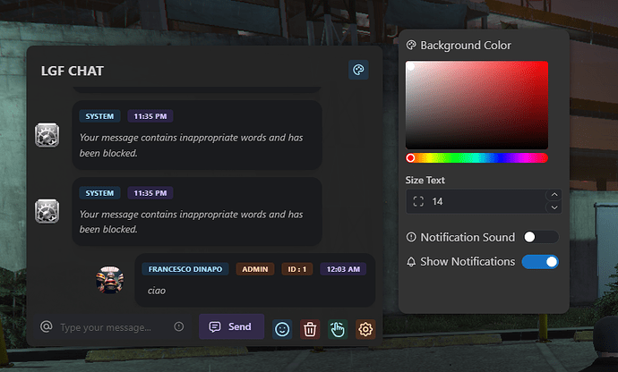 Script - LGF CHAT V4 | VAG - Premium FiveM scripts, FiveM mods, and FiveM leaks