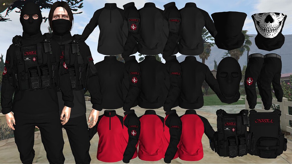 Cartel BlackOut Uniform For Male and Female - FiveM Releases - Cfx.re ...