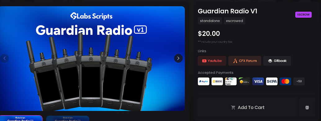 [PAID] Guardian Radio V1 - FiveM Releases - Cfx.re Community