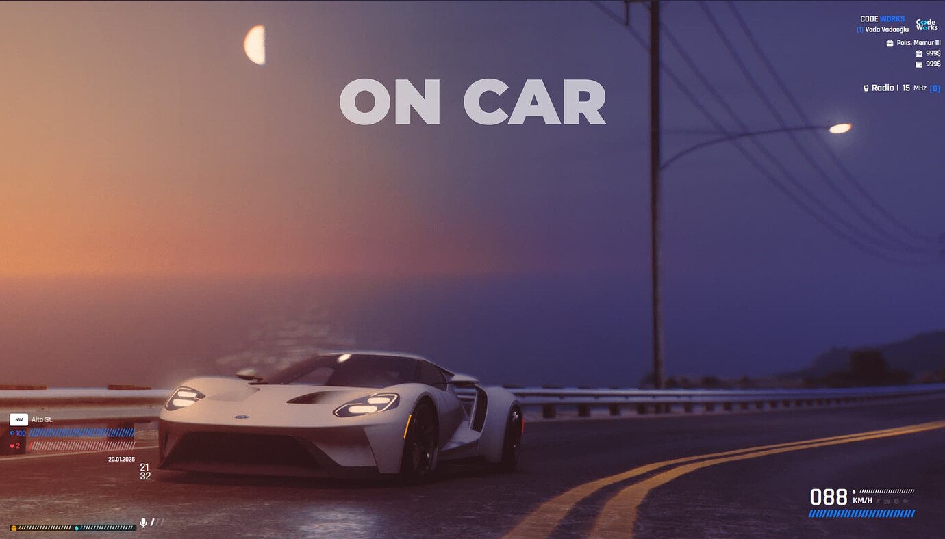 [ESX/QB/QBOX] - CodeWorks HUD - FiveM Releases - Cfx.re Community