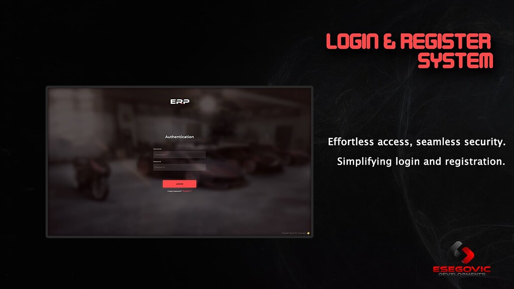 [ESX] #3 ERP Login & Register System - FiveM Releases - Cfx.re Community