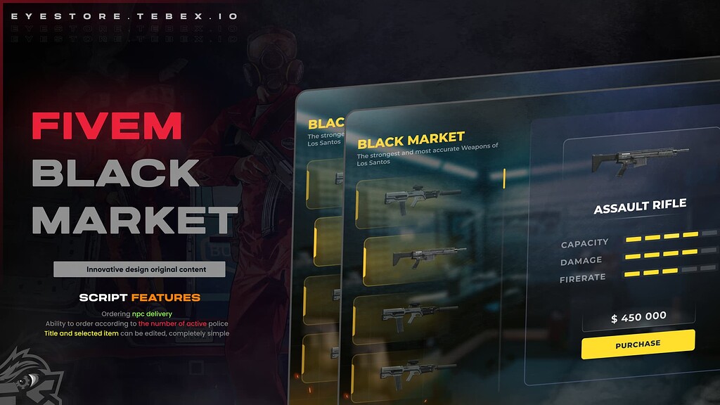 [ESX][QB] FiveM Black Market - FiveM Releases - Cfx.re Community