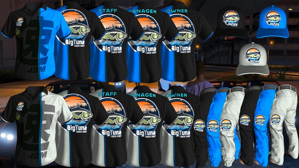 Big Tuna Tuner Shop Male and Female - FiveM Releases - Cfx.re Community