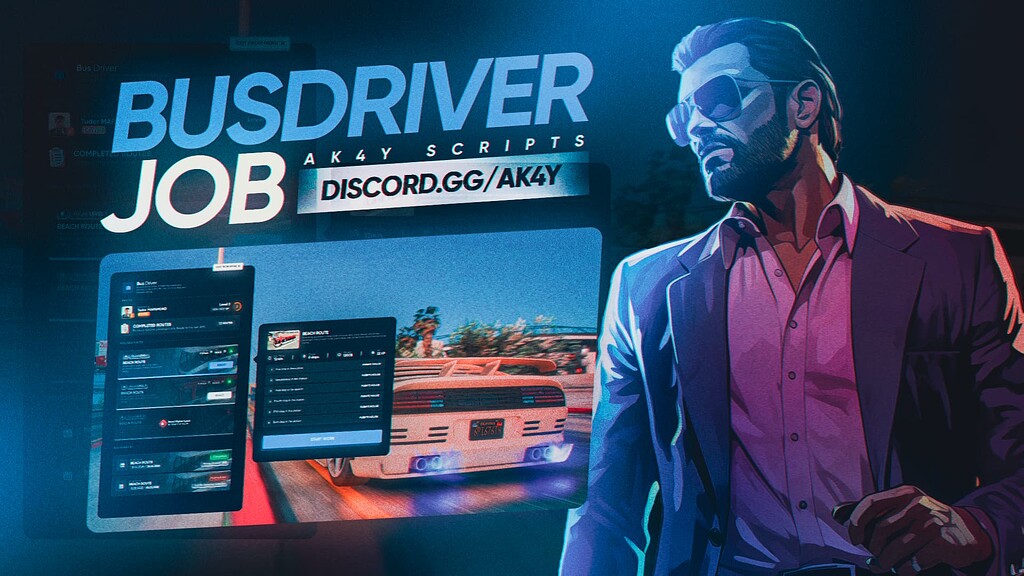 BUS Job Script with Level & Passenger Satisfaction [QB/QBOX/ESX ...