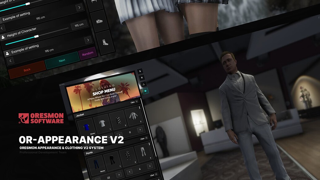 0R-Clothing v2 & Appearance System (All in one) - FiveM Releases - Cfx ...
