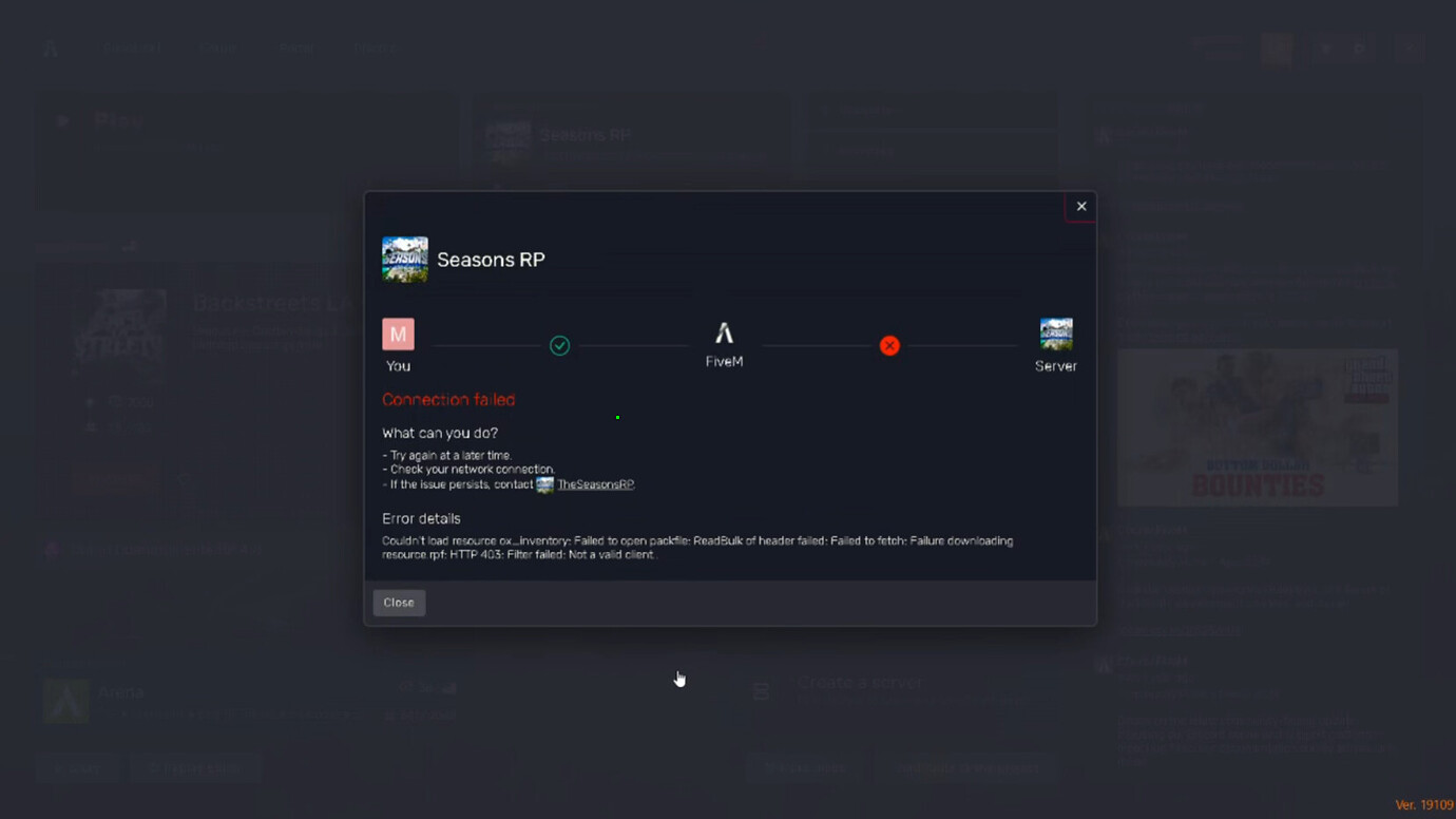 My friend can’t enter this server that we been playing on for weeks ...