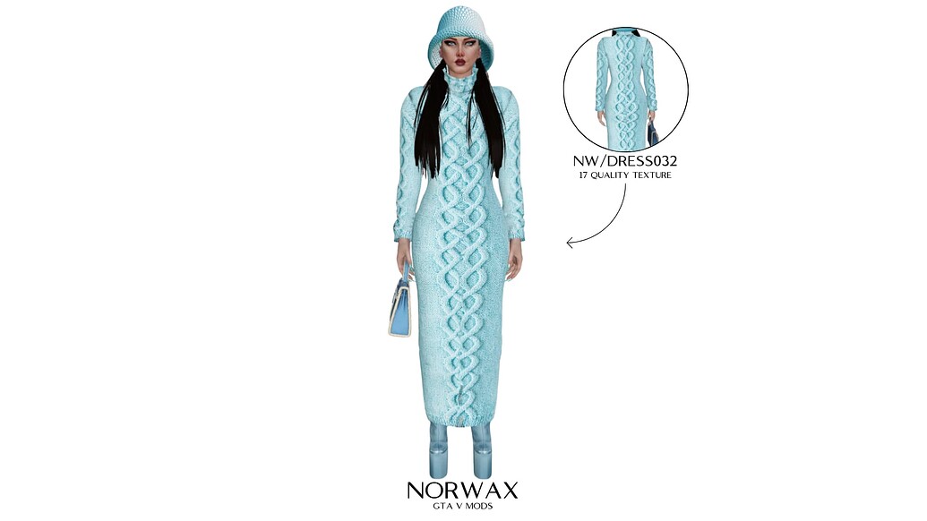 [PAID] Knitted Long Dress (NW/DRESS032) - FiveM Releases - Cfx.re Community