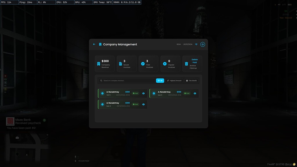 [PAID] ESX BILLING SYSTEM - FiveM Releases - Cfx.re Community