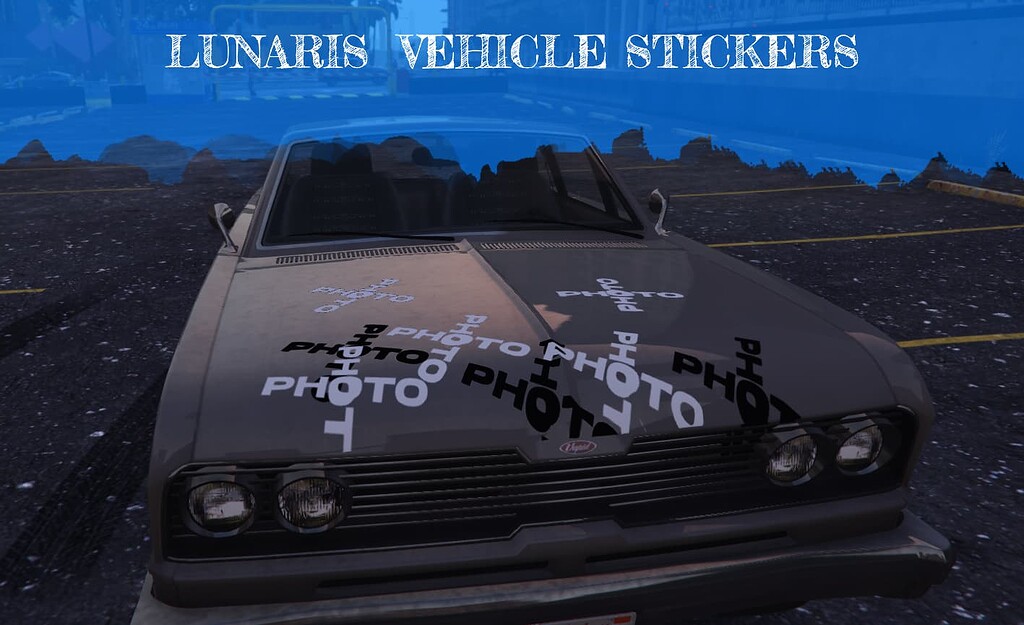 Lunaris Customizable Vehicle Stickers - FiveM Releases - Cfx.re Community