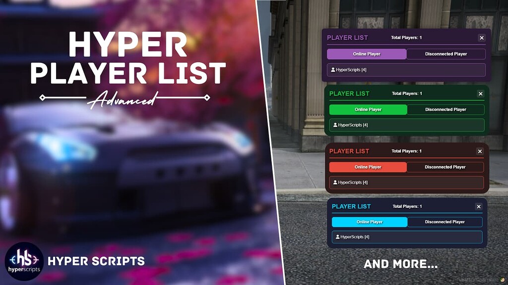 [RELEASE] Advanced Player List - FiveM Releases - Cfx.re Community