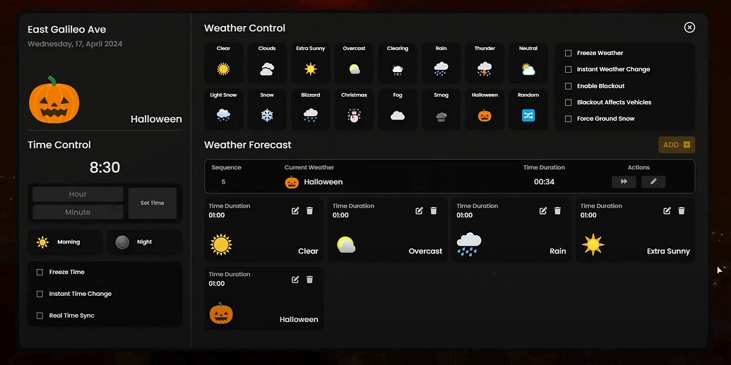 Weather Management + Forecast Creator | Standalone - FiveM Releases ...