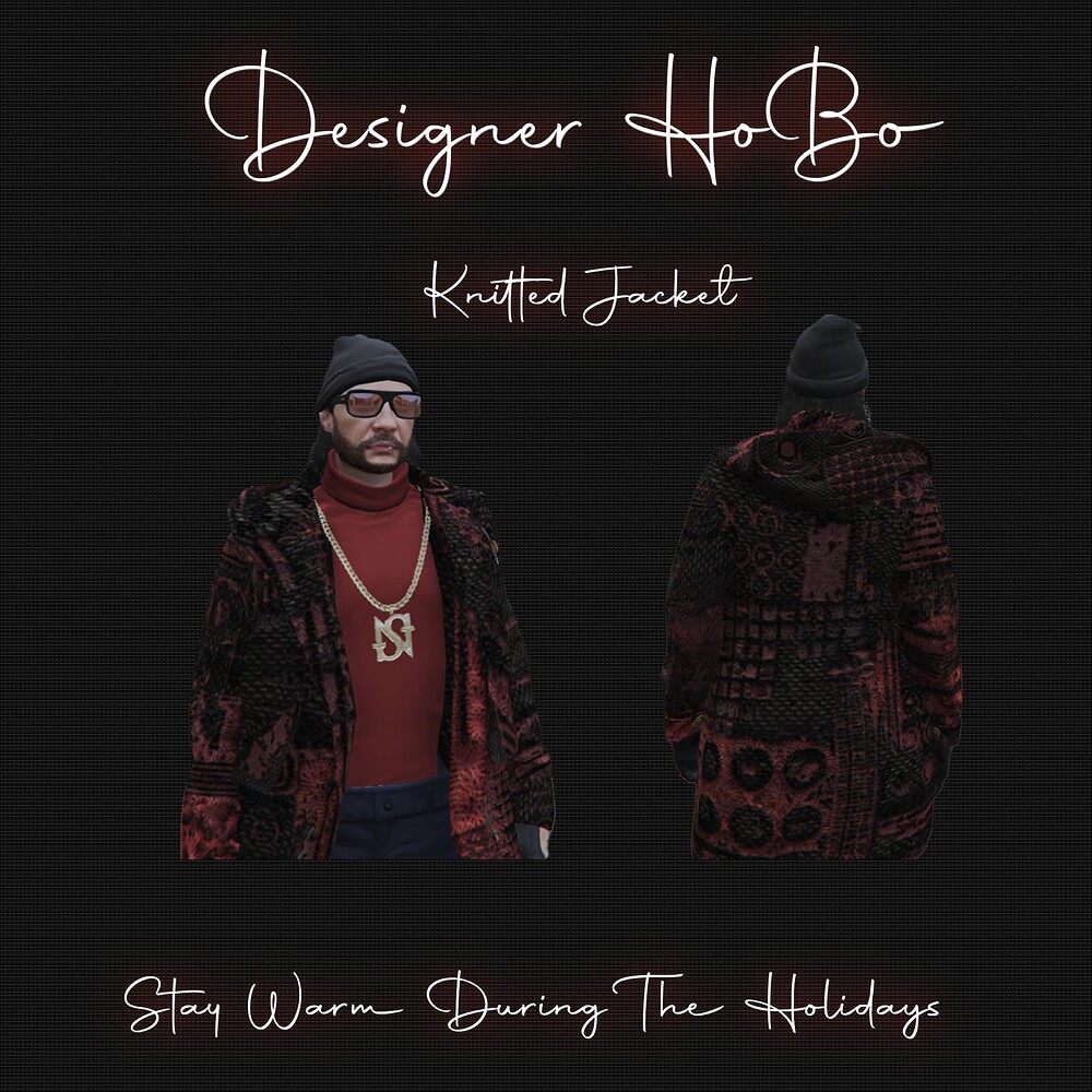 Male Designer HoBo Knitted Jacket - FiveM Releases - Cfx.re Community