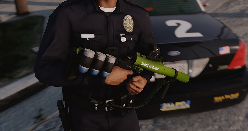LAPD 40MM LESS LETHAL LAUNCHER V - 2.0 by El3ttric Models - FiveM ...