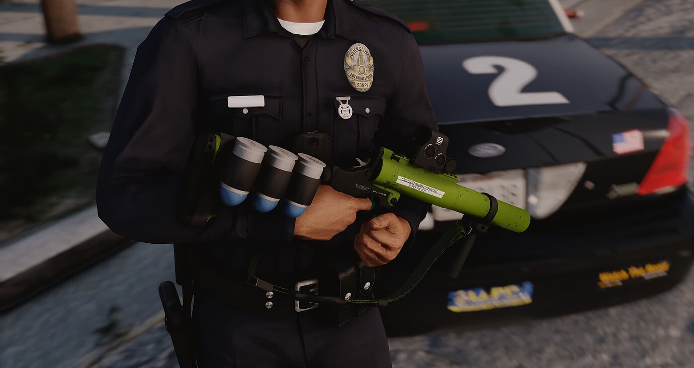 LAPD 40MM LESS LETHAL LAUNCHER V - 2.0 by El3ttric Models - FiveM ...