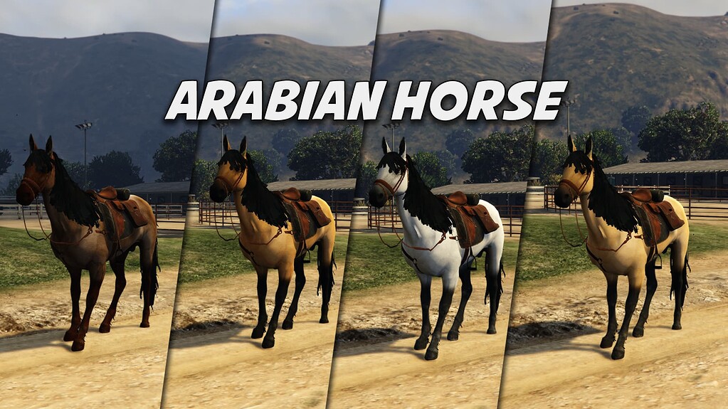 Arabian Horse - Addon Animal Ped - FiveM Releases - Cfx.re Community