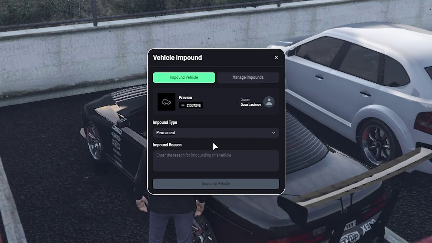Dusa Garage | Persistent Vehicles, Shared Garages, All Customizations ...