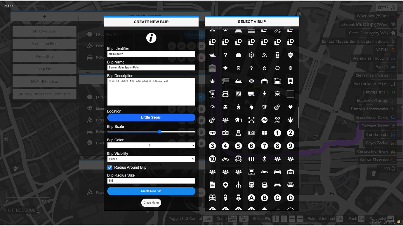 Blip Share: Create, Modify, Share and Delete blips on the fly! - FiveM ...