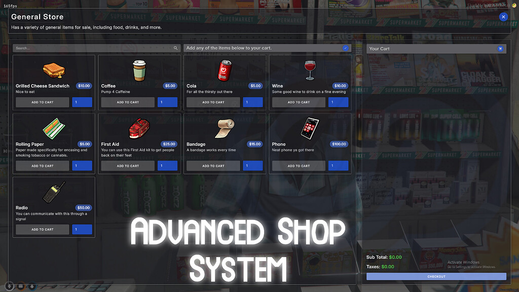 [PAID] [RELEASE] Advanced Shop System [QBCore/QBOX/ESX] - FiveM Releases - Cfx.re Community