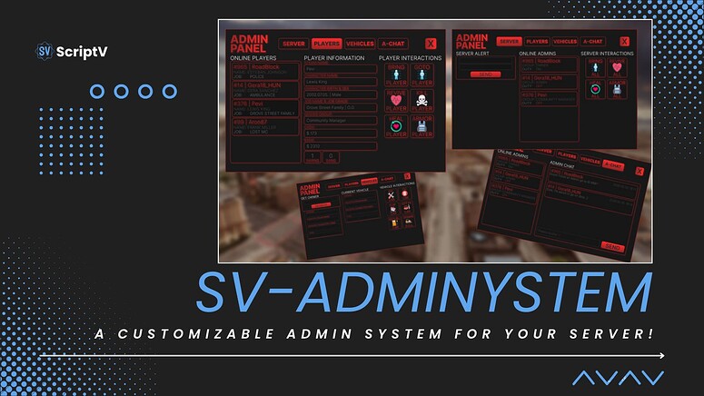 [esx] sv-adminsystem - FiveM Releases - Cfx.re Community