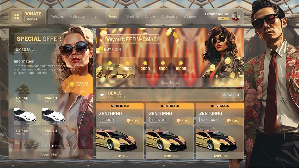 Advanced HUD | 10 Status & 9 Speedometer & 2 Watermark - FiveM Releases ...