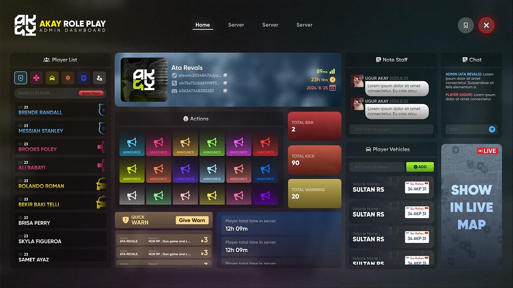 [QB/ESX] Advanced Admin Menu | Report System - FiveM Releases - Cfx.re ...