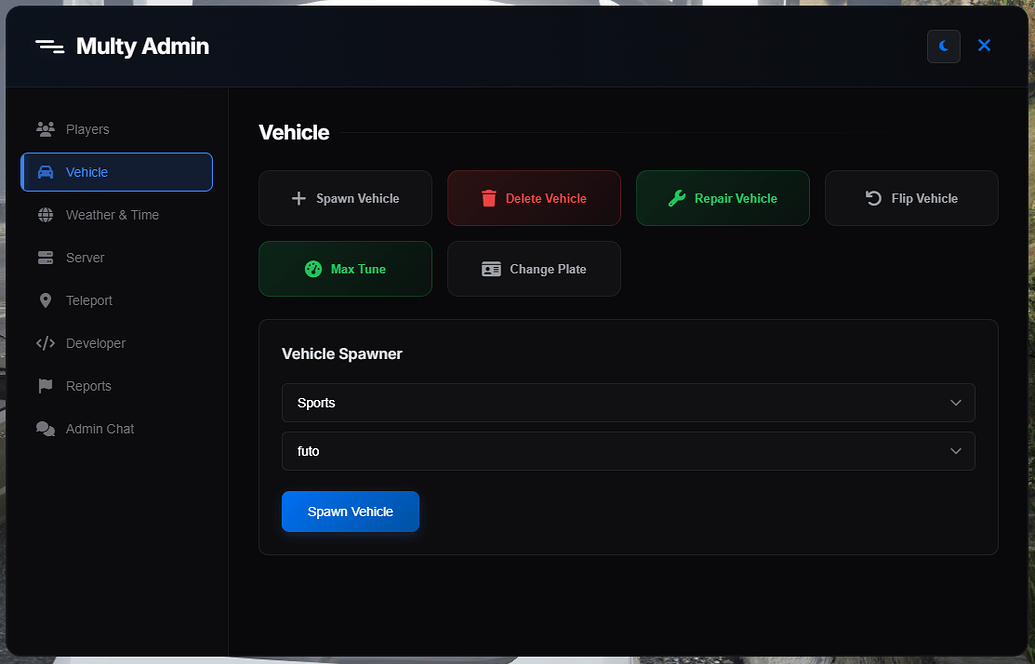 🛡️ Multy Admin - Advanced QB-Core Admin Menu System - FiveM Releases ...