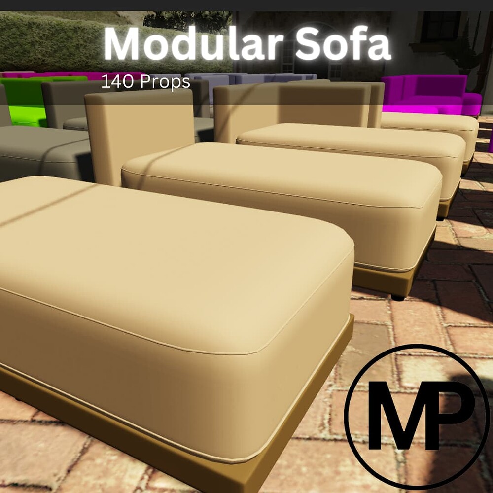 [UPDATED] Modular Sofa Pack | 140 Props - FiveM Releases - Cfx.re Community