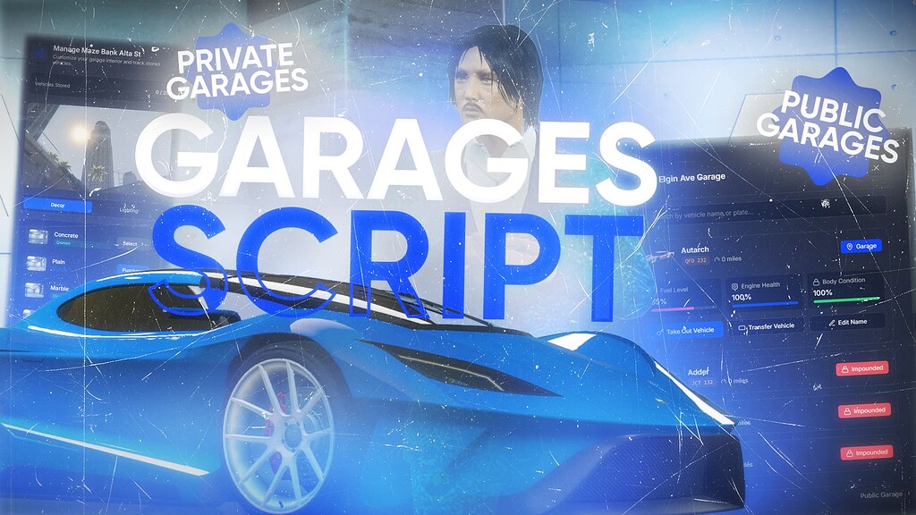 [ESX/QBCORE] Cruze Garages | Store, retrieve, and manage for FiveM ...