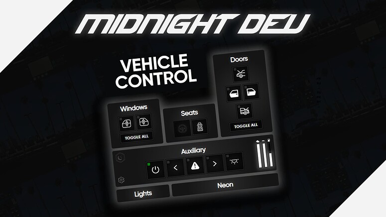 [OLD - V2 AVAILABLE] Vehicle Control Script - Midnight Dev - FiveM ...