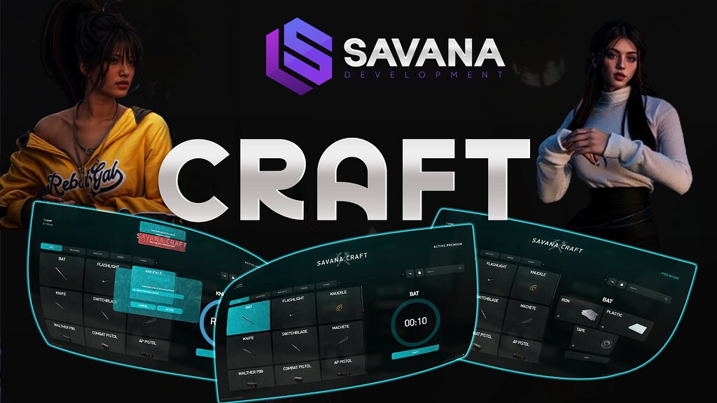 Savana Crafting Qb Esx Qbox Fivem Releases Cfx Re Community