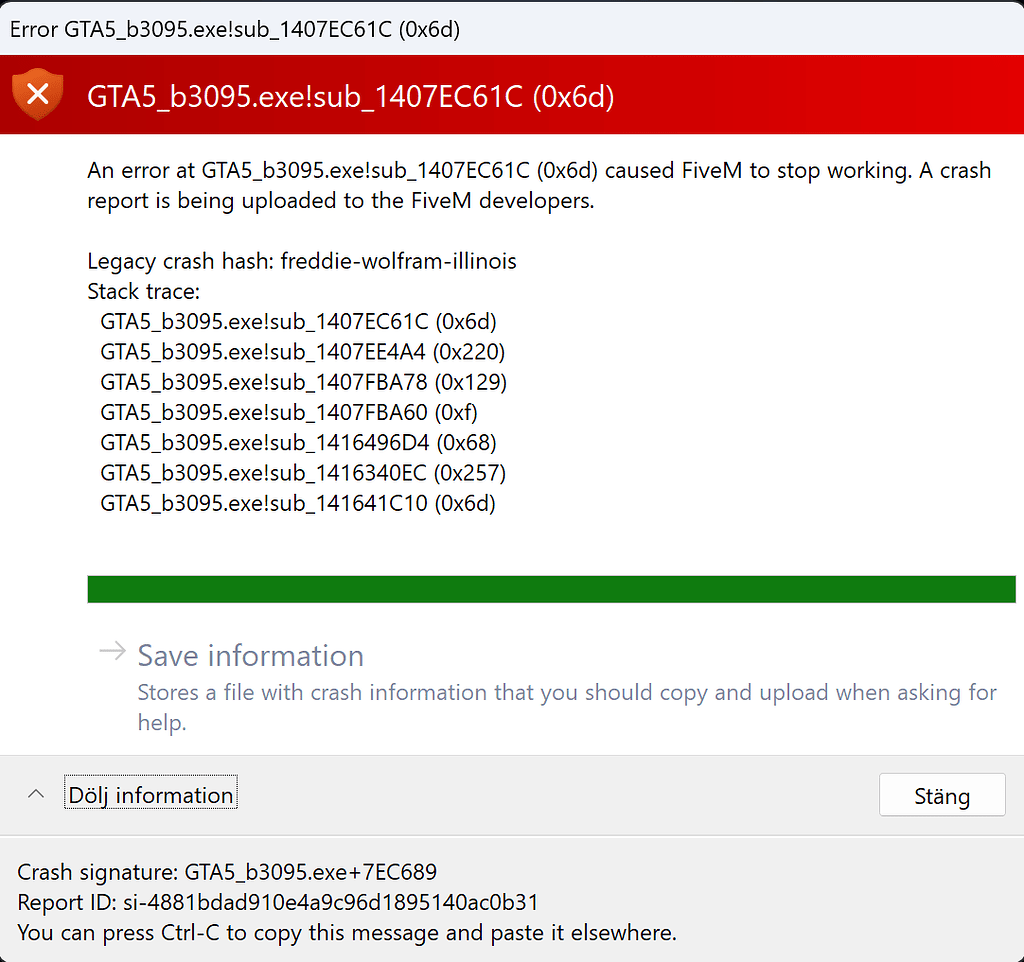 Fivem keeps crashing all the time - FiveM Client Support - Cfx.re Community