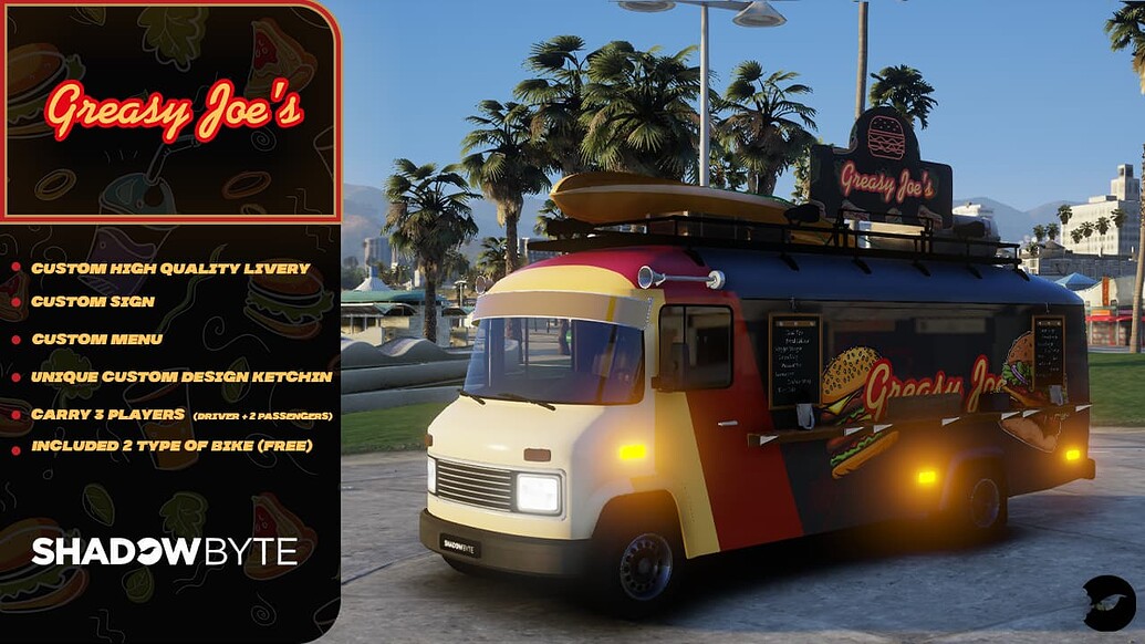 Shadow Byte Food Truck Pack - FiveM Releases - Cfx.re Community