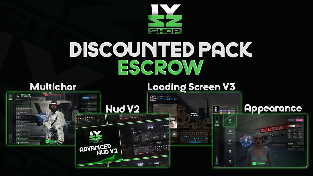 Multi Character / Hud / Loading / Appearance [ESX QB] - FiveM Releases ...