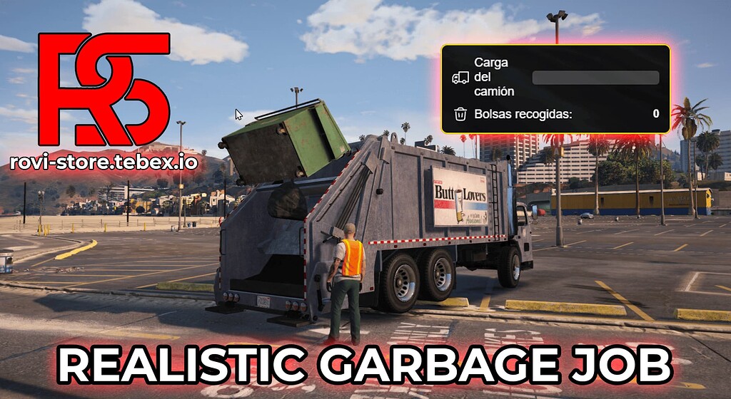[ESX-QB] Realistic Garbage Job (Rovi Store) - FiveM Releases - Cfx.re ...