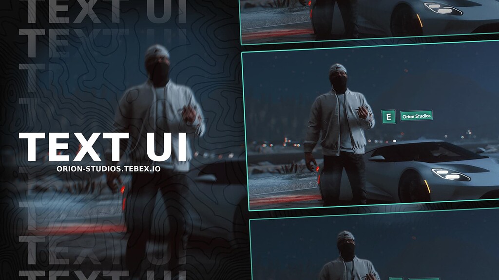 [PAID][STANDALONE] Orion Studios TextUI - FiveM Releases - Cfx.re Community