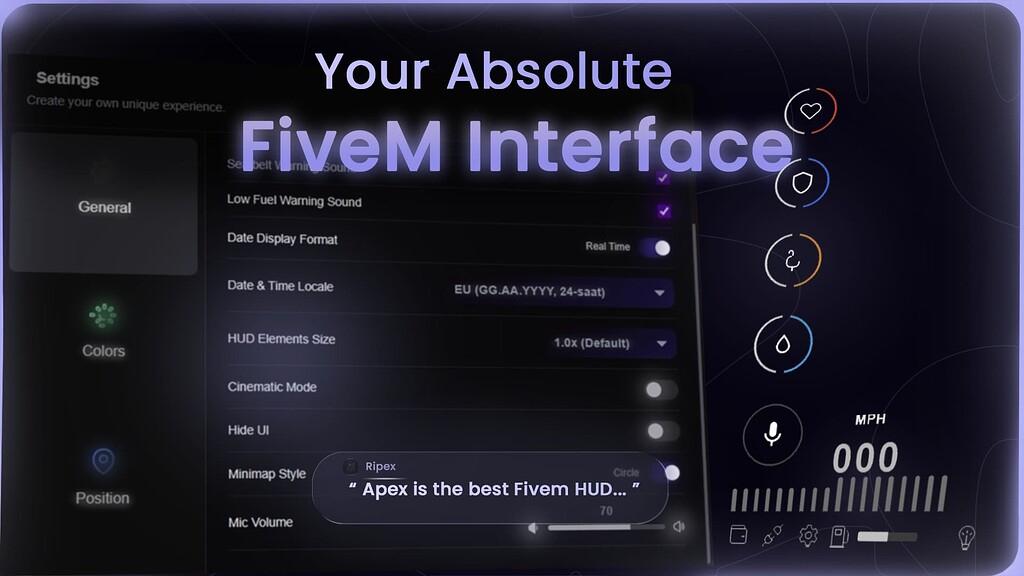 APEX HUD – The Ultimate FiveM HUD & Interface Script - FiveM Releases ...