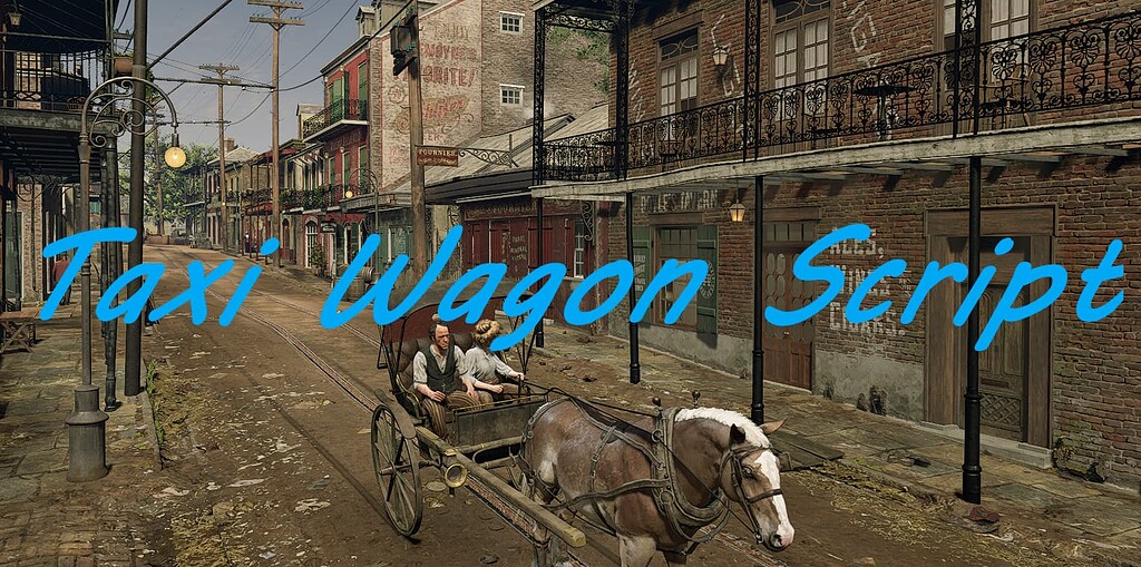 TAXI redm Script - RedM Releases - Cfx.re Community